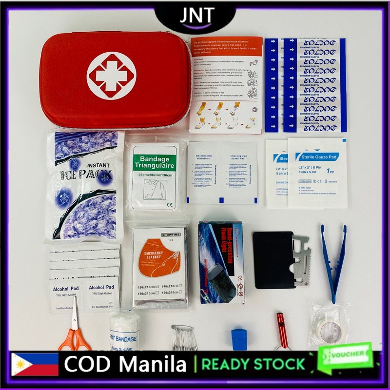 44 pirasong First Aid Kit Kit ng First Aid Kit Medical Kit Tahanan ...