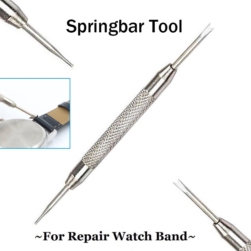Stainless Steel Springbar Tool Remover Double Tip Pins for Watch Wrist ...