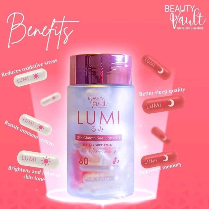 LUMI 24H Gluta Caps by Beauty Vault | Shopee Philippines