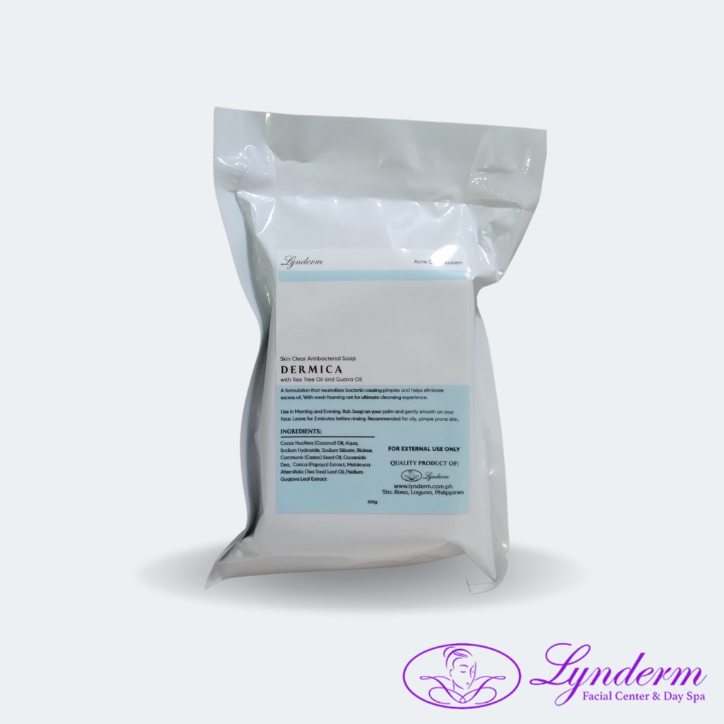 LYNDERM DERMICA - SKIN CLEAR ANTIBACTERIAL SOAP | Shopee Philippines