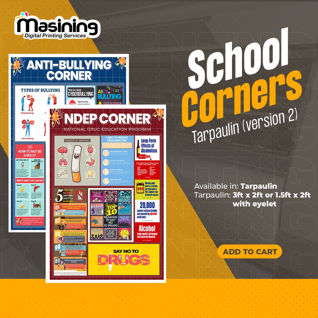 School Corners (version 2) Tarpaulin | Shopee Philippines