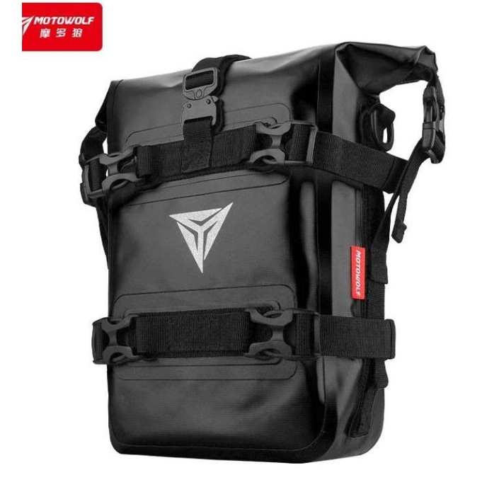 MOTOWOLF Motorcycle Sports waist Bag Buckle Folding unisex Leg bag ...