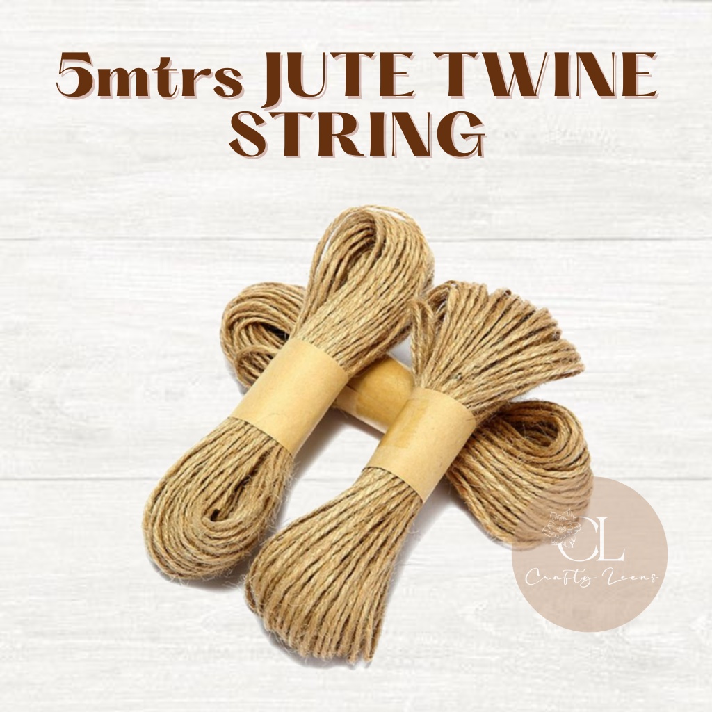 5 meters Jute / Abaca Twine String | Shopee Philippines