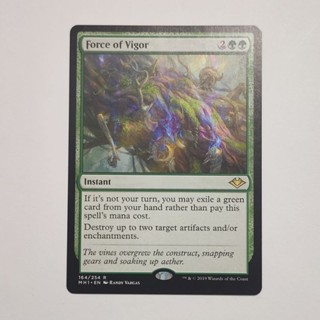 MTG Card FORCE OF VIGOR Magic the Gathering Trading Card Game Green ...