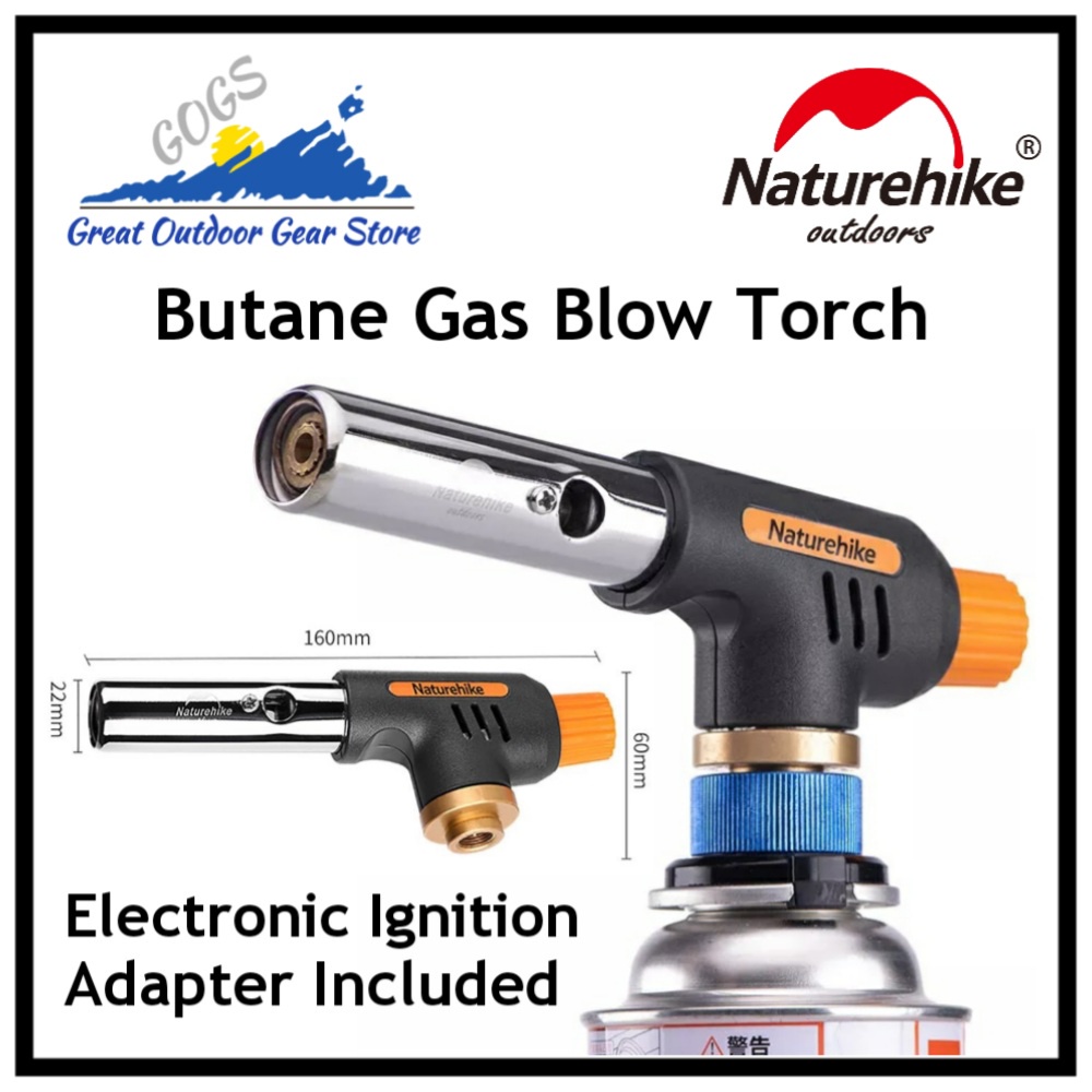 Naturehike Gas Butane Blow Flame Torch Set with Electronic Ignition ...