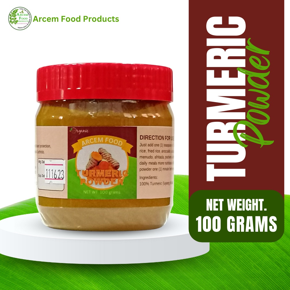 Arcem Food Products Organic Turmeric Powder Dried Pure Herbs | Shopee ...