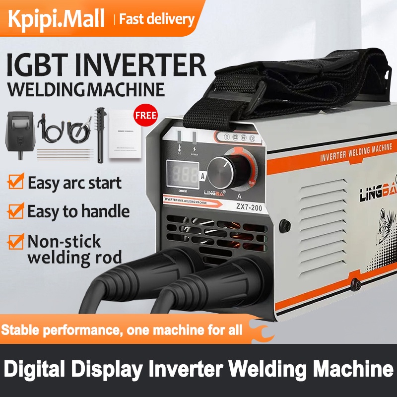 Electric Welding Machine Portable Inverter IGBT Technology Digital Display Inverter Welder ...