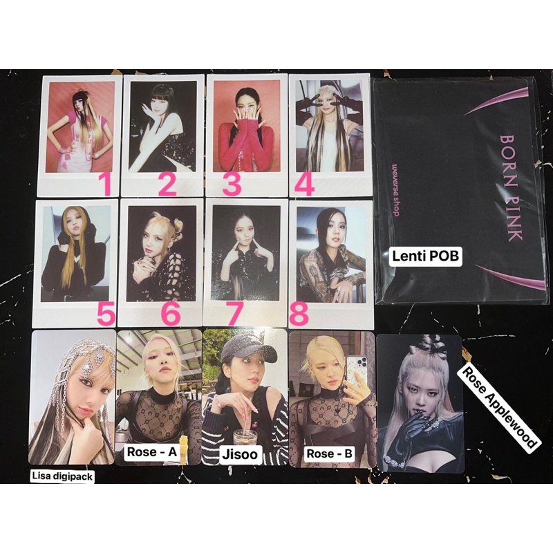 Born Pink Selfie Photocards, Instax Films & POB | Shopee Philippines