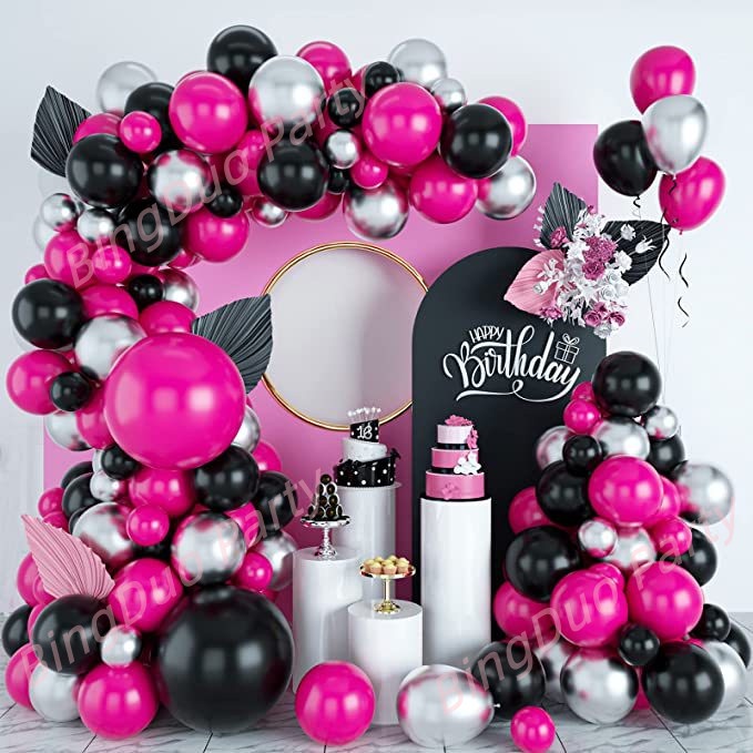 95pcs Blackpink Theme Party Decorations Latex Balloon 32inch Number ...