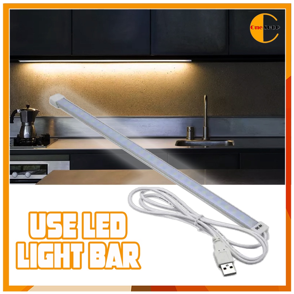 USB LED Light Bar USB Rigid Led Strip 35CM 5W Hard Bar Light Recharge ...