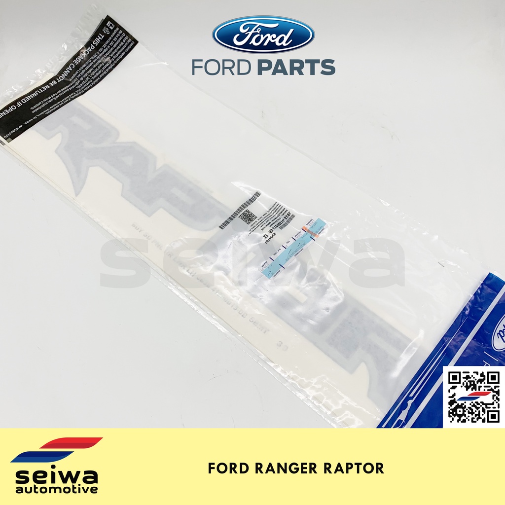 Ford Ranger Raptor Decal RH (Passenger Side) - Genuine Ford Auto Parts ...