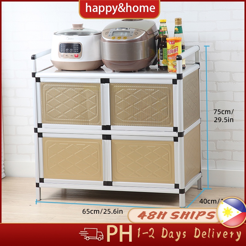 Gas stove Stainless steel kitchen shelf Storage rack rak cabinet 2 ...