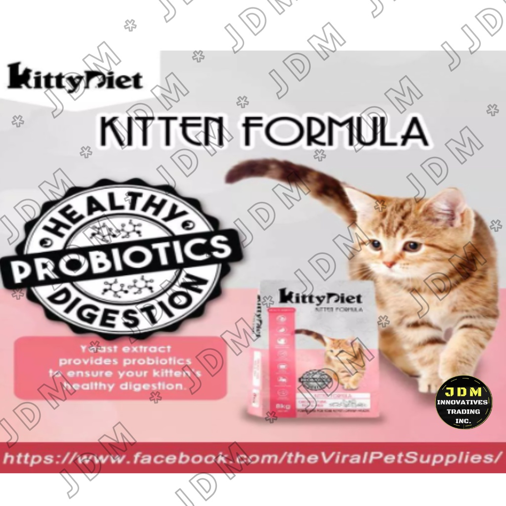 Kitty Diet Kitten Formula Chicken, Tuna, Egg and Milk (8kgs) | Shopee ...