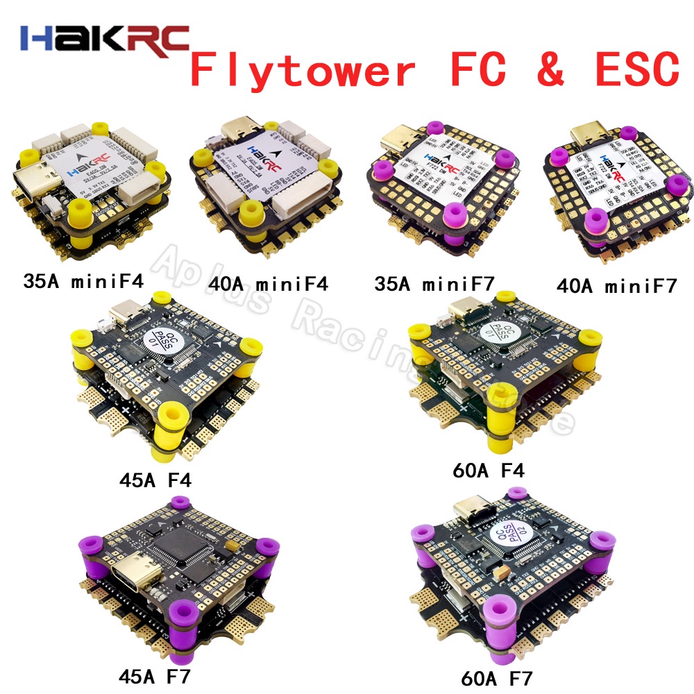 HAKRC F7 F4 MiniF7 MiniF4 F722 Stack Flight Controller 60A BLHeli32/45A BLheli_S 4in1 Brushless ...