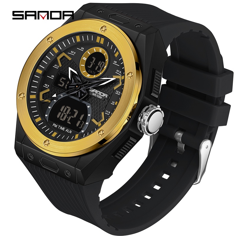 Sanda Original Multi-Display Outdoor Multifunctional Quartz Luxury ...