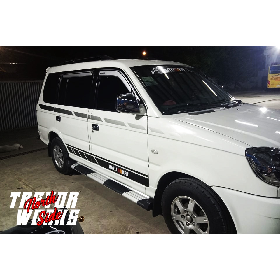 Ralli Art Side Doors Sticker for Mitsubishi Strada , Adventure ...