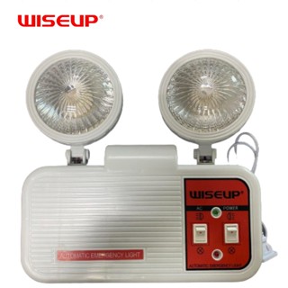 WISEUP Emergency Light Twinhead Rechargeable Emergency Lamp Lights ...