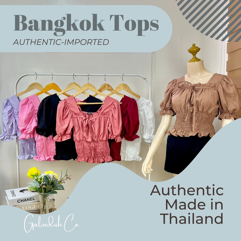 Dee Authentic Bangkok Tops - Trendy Top - BKK Croptop - BKK Crop Top ...
