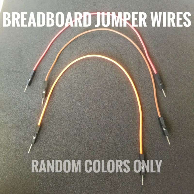 5pcs Breadboard Jumper Wires DIY Wiring (Random Color Wire) | Shopee ...