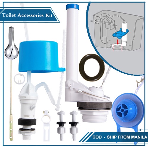 1 Set Cistern Fittings Water Tank Fittings for Toilet Flush Good ...