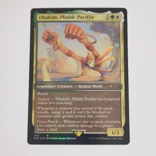 MTG Card Foil DHALSIM, PLIABLE PACIFIST Secret Lair Street Fighter ...