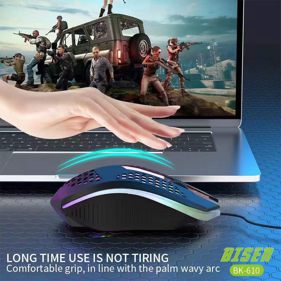 USB Wired Gaming Mouse for BISEN BM-610 High configuration With ...