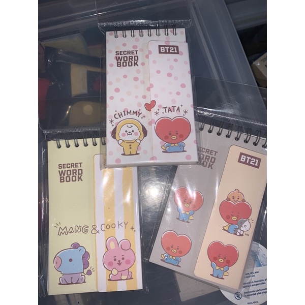 OFFICIAL BT21 SECRET WORD BOOK | Shopee Philippines