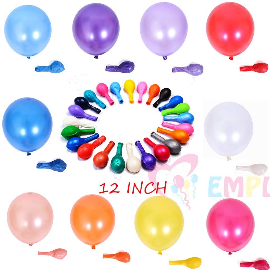 10PCS 12 Inch 2.8g Thick Pearlescent Latex Balloon Proposal Statement ...