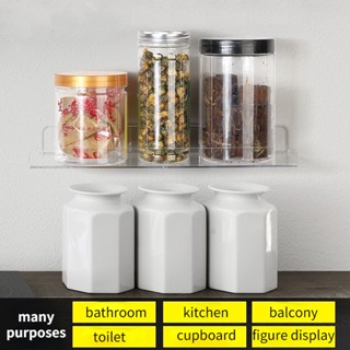 Sky Floating Wall Shelve Acrylic Shelf Display Shelves Storage Bracket ...