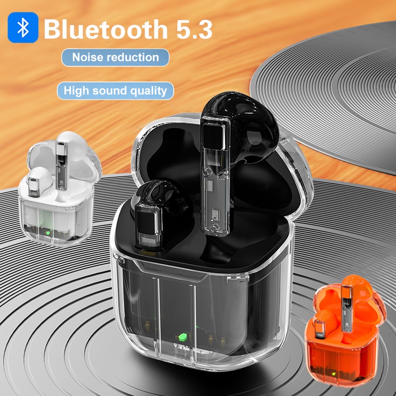 TWS Earphone Bluetooth 5.3 InPods Punk Transparent Earphones Touch ...