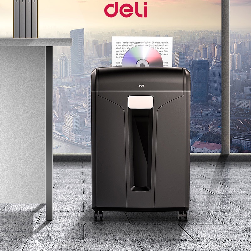 Deli Electric Paper Shredder Machine Automatic Heavy Duty Paper Cutter ...