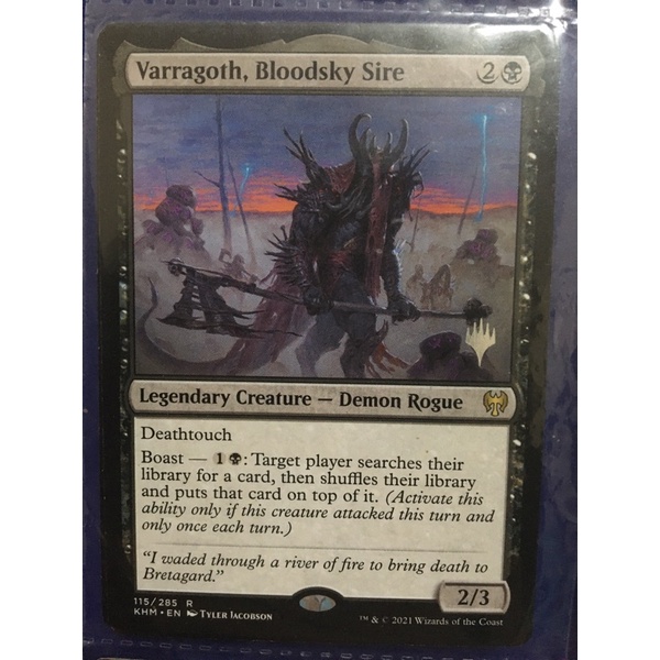 Magic The Gathering | Varragoth, Bloodsky Sire | Shopee Philippines