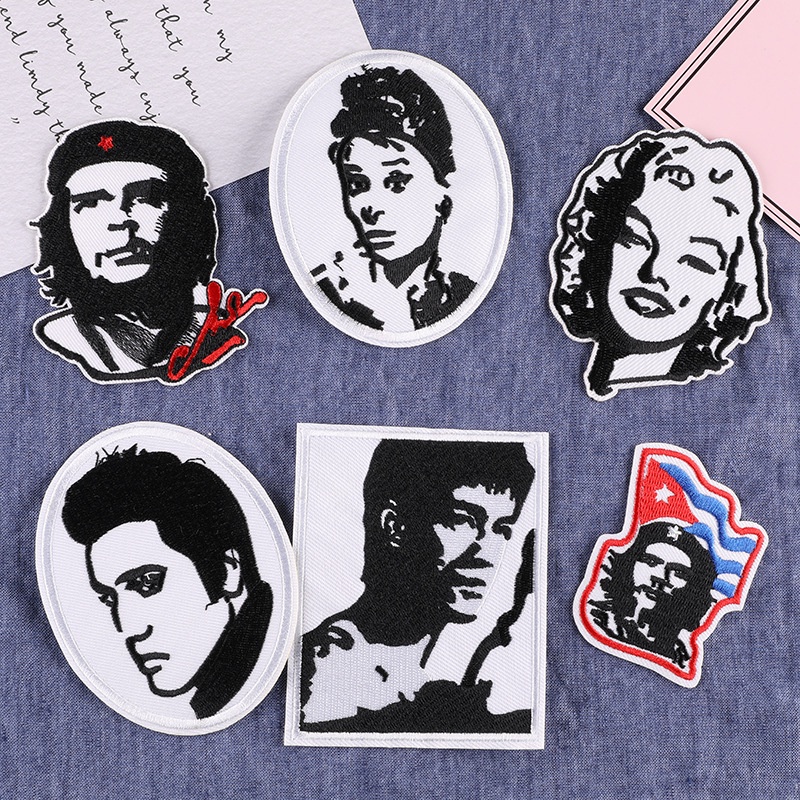 3D Embroidery Ironing Patch Sticker Character Avatar Clothes High ...