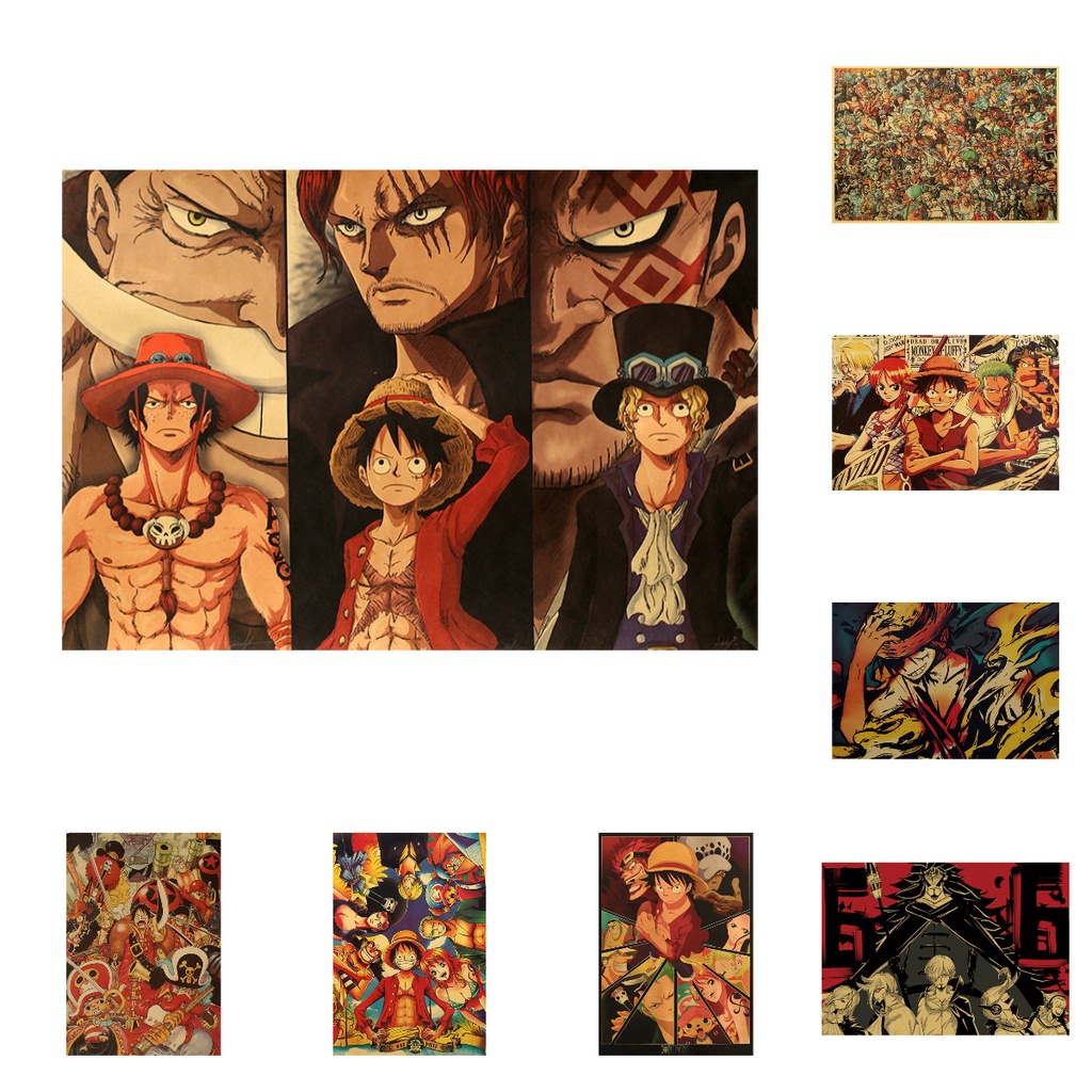 One Piece "Legacy of the Three Brothers" Luffy Ace Sabo anime poster ...