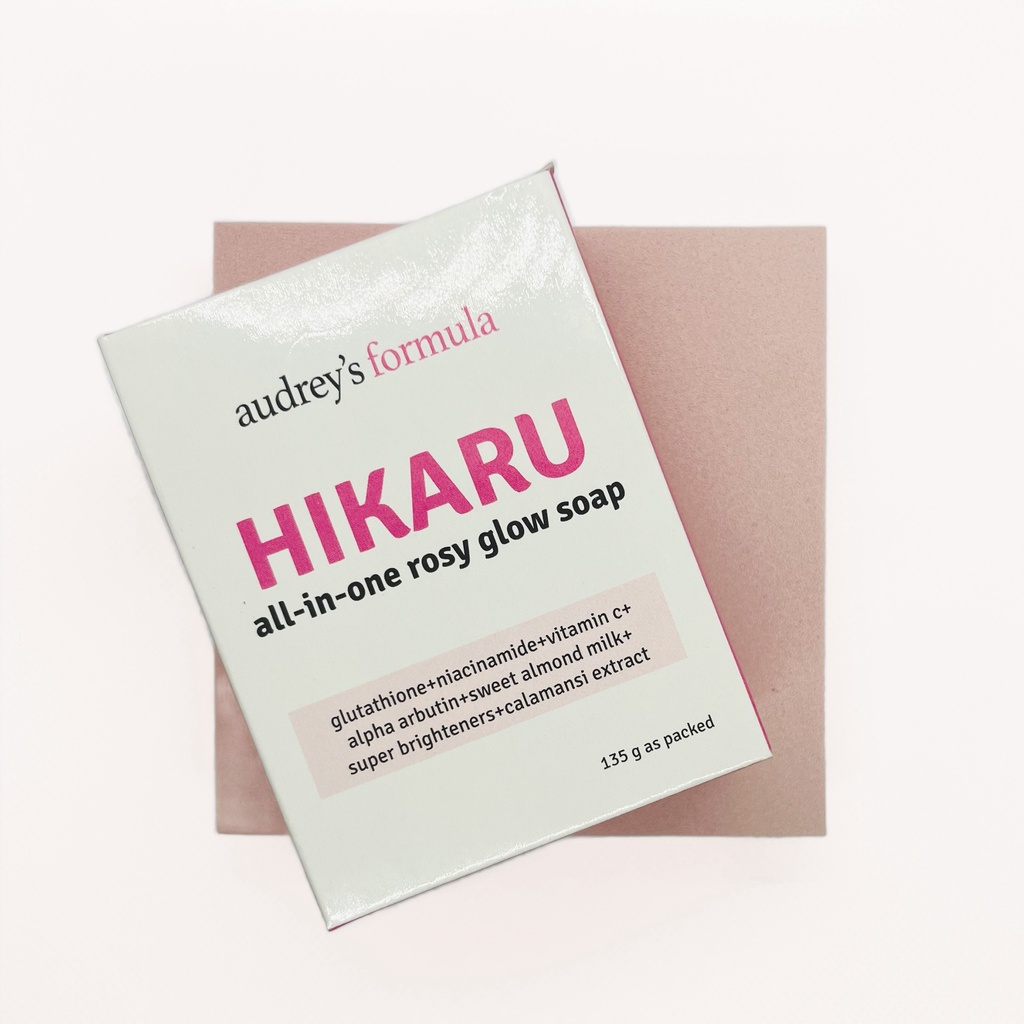 Audrey's Formula Hikaru All-in-One Rosy Glow Soap 135g | Shopee Philippines