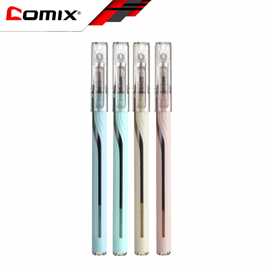 Comix Capped Gel-Ink Pen 0.5mm Black | Shopee Philippines