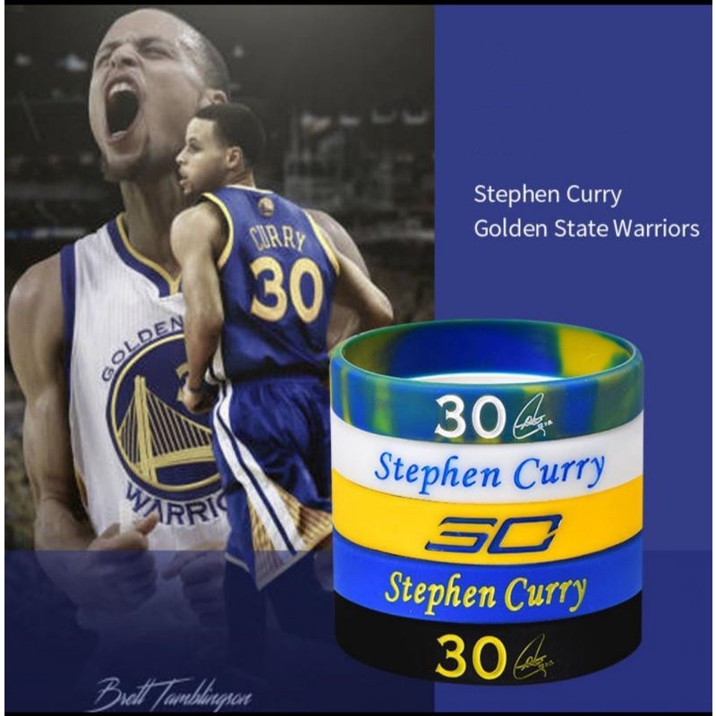 NBA Baller Band Warriors Basketball Star Stephen Curry New Logo ...