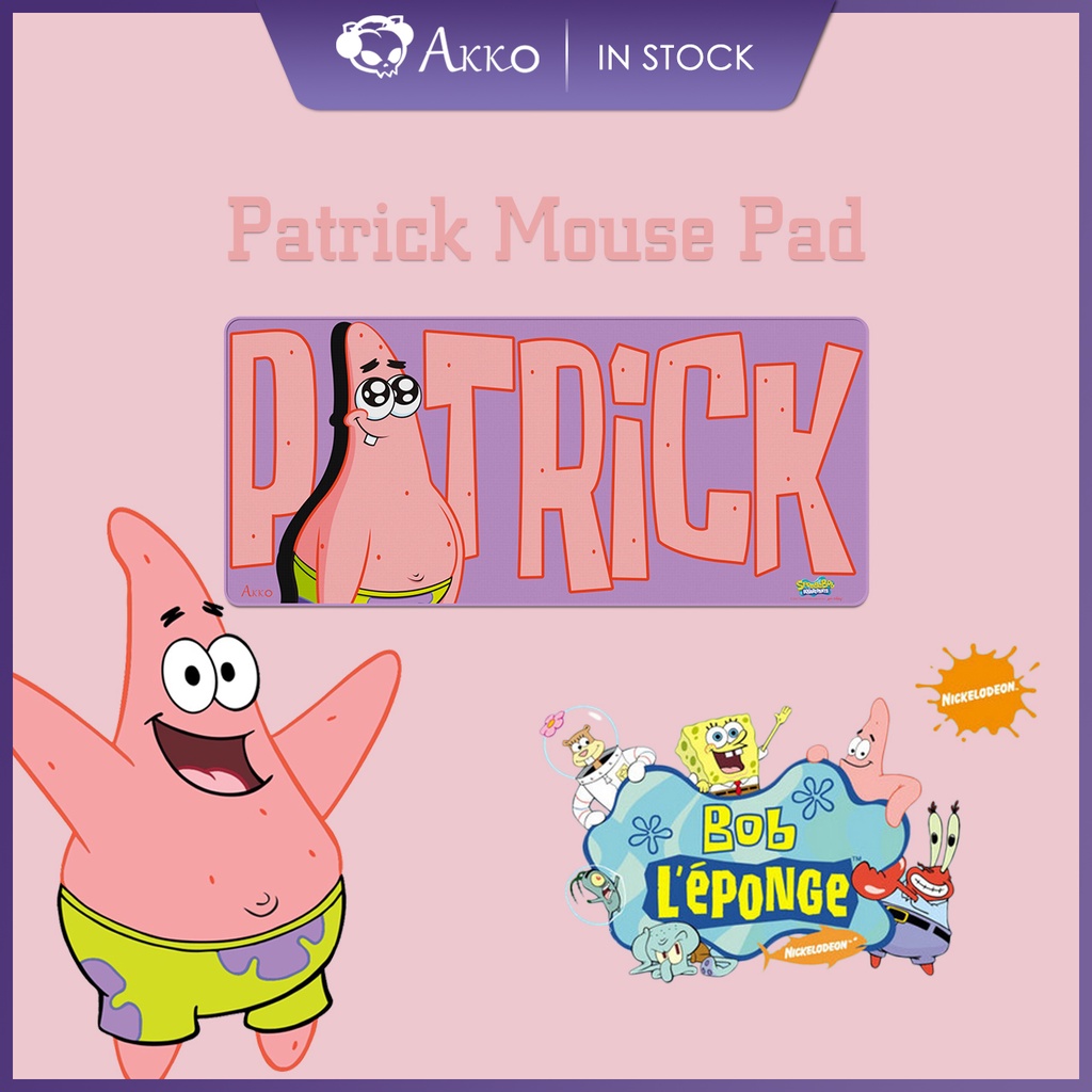 Akko SpongeBob/Patrick Mouse Pad Extended 90cm*40cm, Big Gaming ...