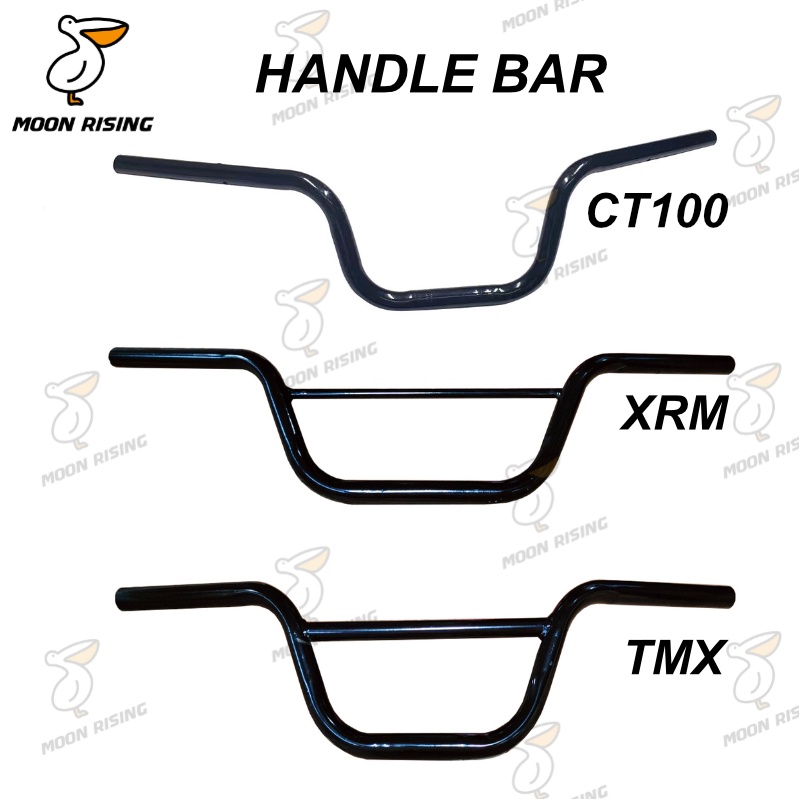 MOTORCYCLE HANDLE BAR FOR XRM/ TMX/ CT100 [MOON RISING] | Shopee ...