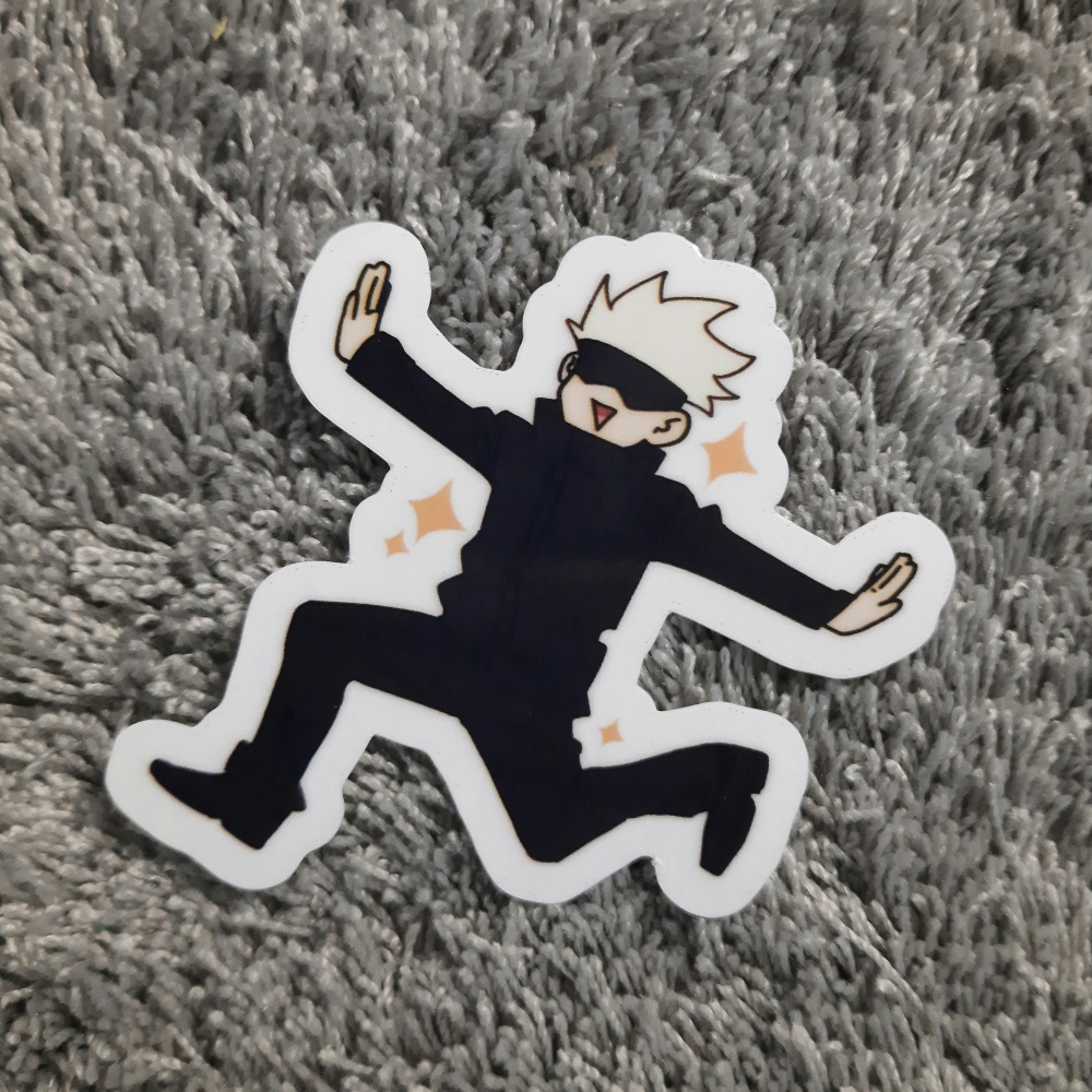Gojo JJK/Jujutsu Kaisen Waterproof Vinyl Stickers - by sberrymango ...