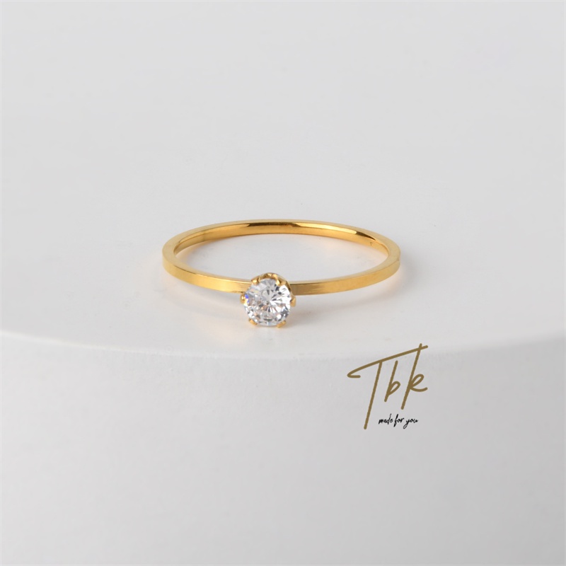 TBK Promise Rings 18k Gold Wedding Ring Accessories for Women ...