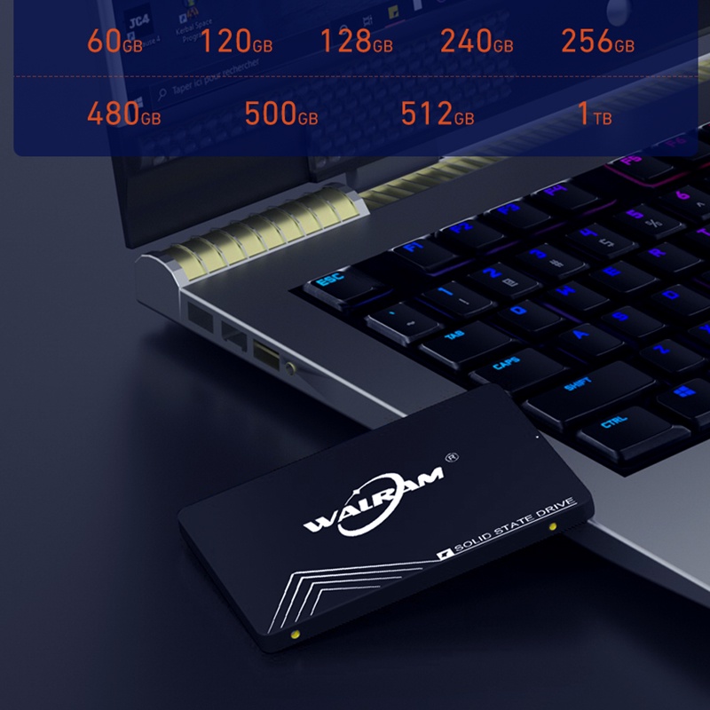 Walram 120GB 128GB 240GB 256GB Internal Solid State Drive 2.5 Hard Disc ...
