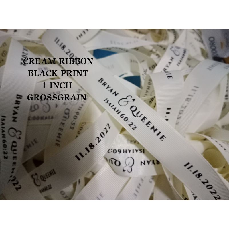 Customized Ribbon(GROSSGRAIN) | Shopee Philippines