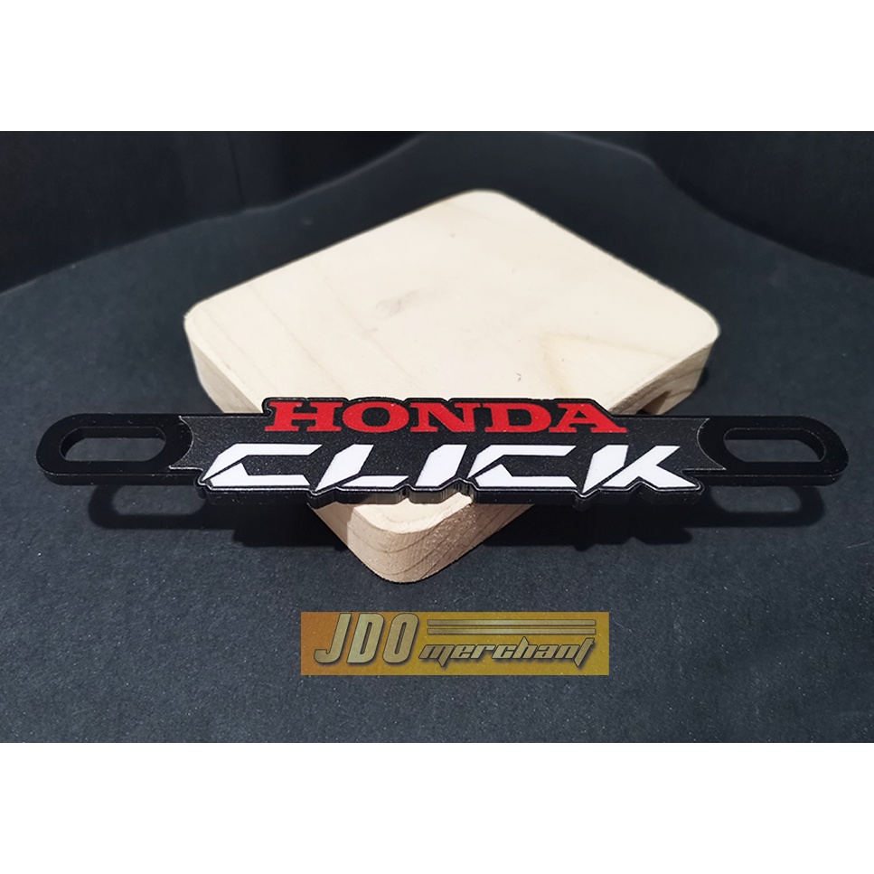 Honda Click Plate Emblem Plate badge free keylace | Shopee Philippines