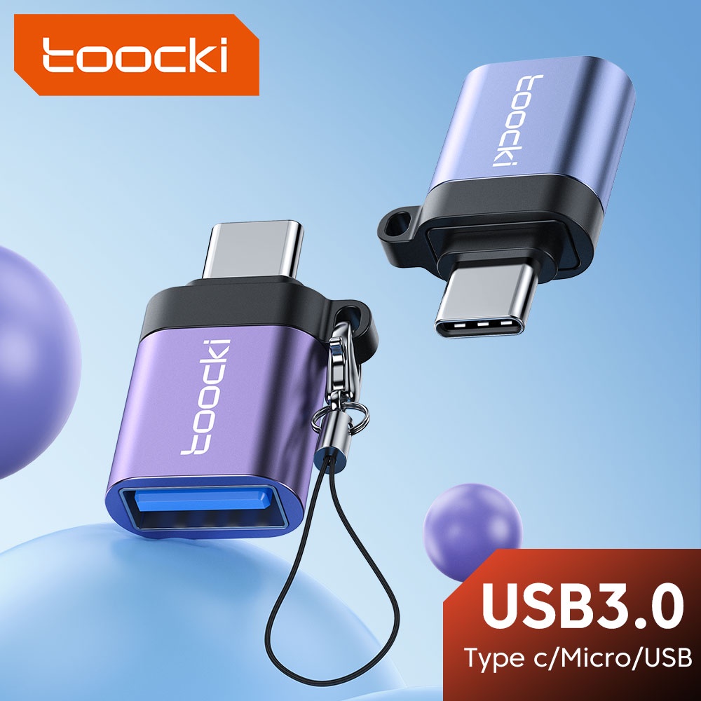 Toocki OTG USB 3.0 To Type C Adapter Micro To Type C Male To USB 3.0 ...