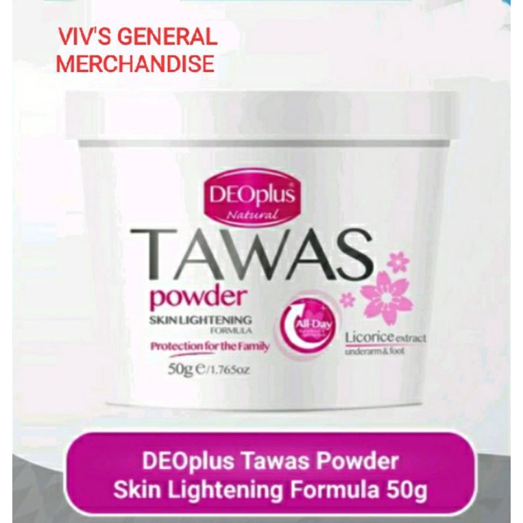 Deo Plus Tawas Powder Pink ( 50g ) | Shopee Philippines