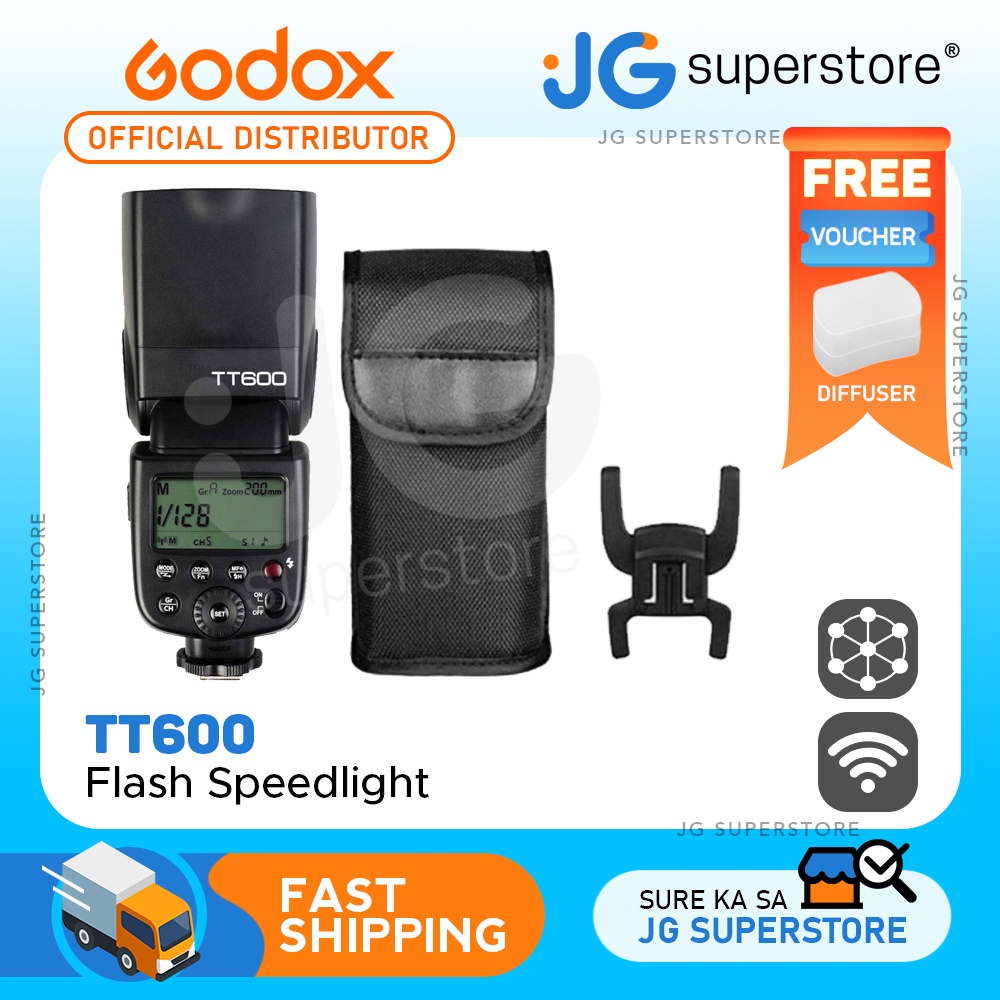 Godox TT600 Thinklite Wireless Flash Speedlight for DSLR Cameras | JG ...