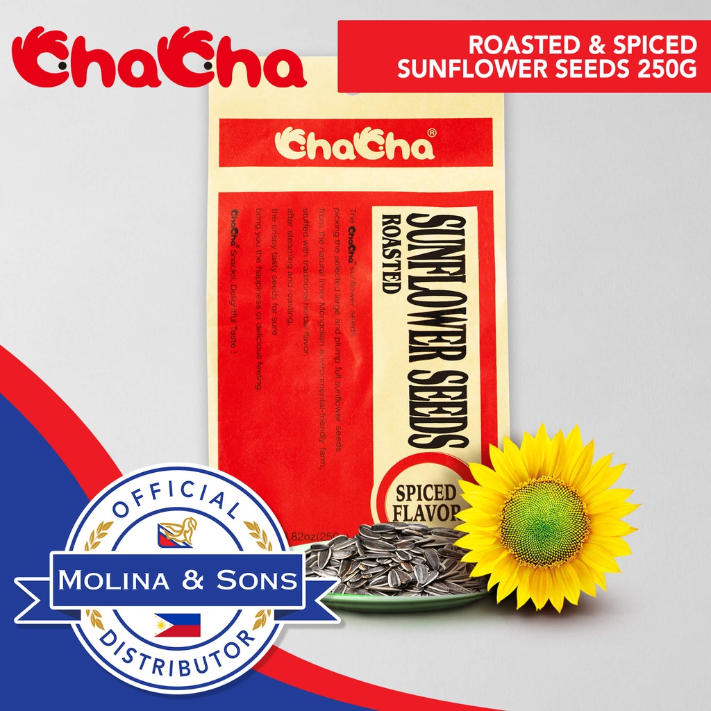 ChaCha Sunflower Seeds Spiced 250G | Shopee Philippines