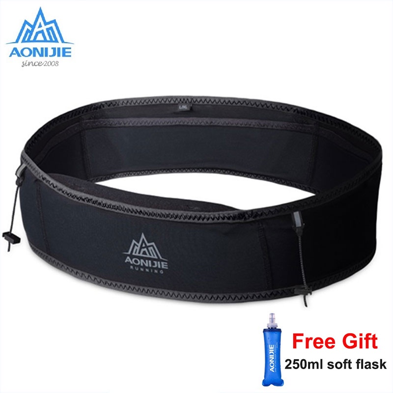 AONIJIE W938S Slim Jogging Bag with 250ml Soft Flask Running Waist Belt ...