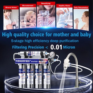 TROUWIDS Alkaline Water Filter Water Purifier Filter Faucet ...
